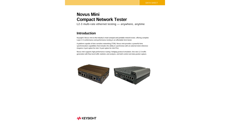 Novus mini | Keysight
